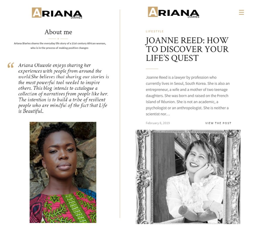 Breaking News! Joanne Reed's Interview with Ariana Diaries - Author ...